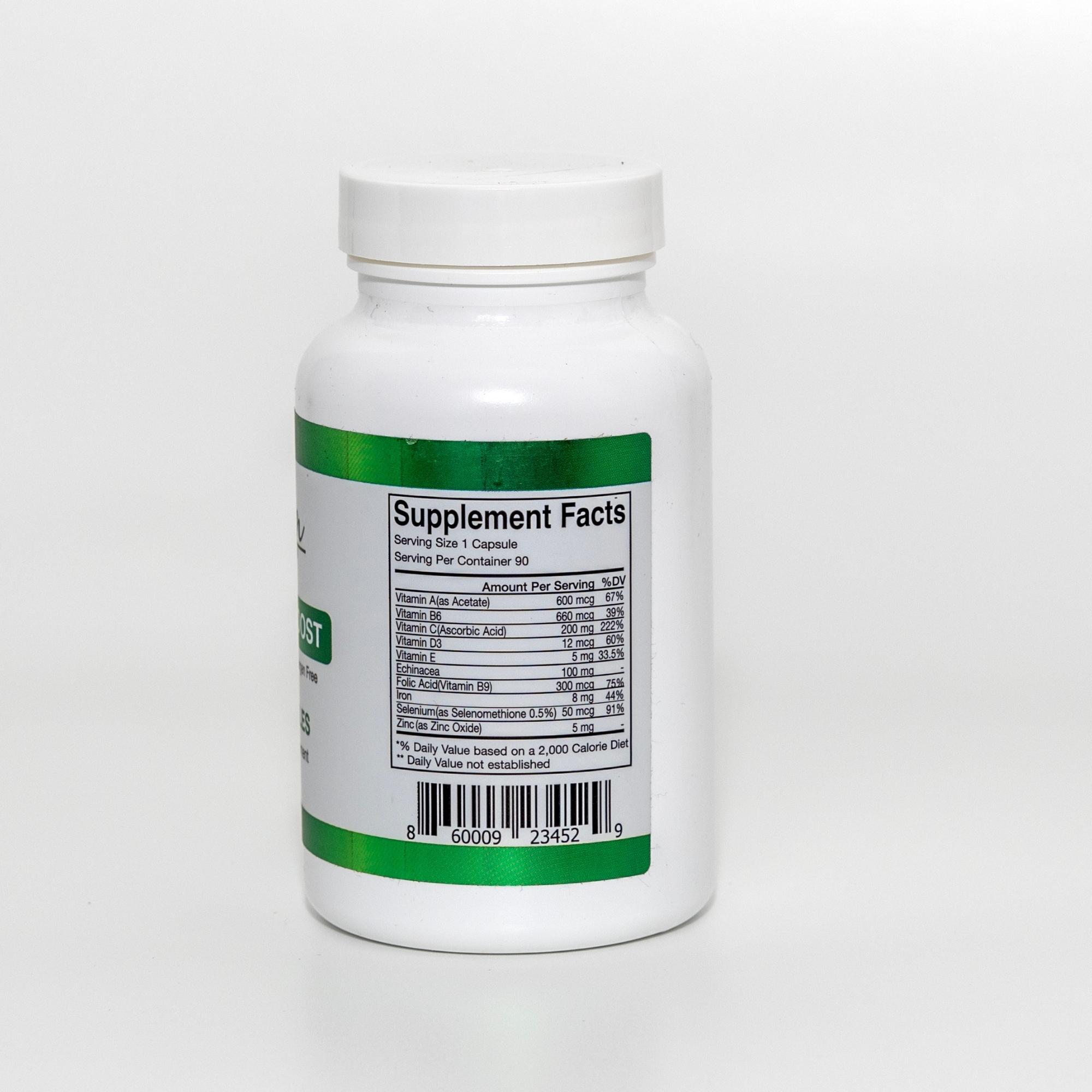 Immune Boost-Supports a Healthy Lifestyle- 90 Capsules - Yerom Nutrition