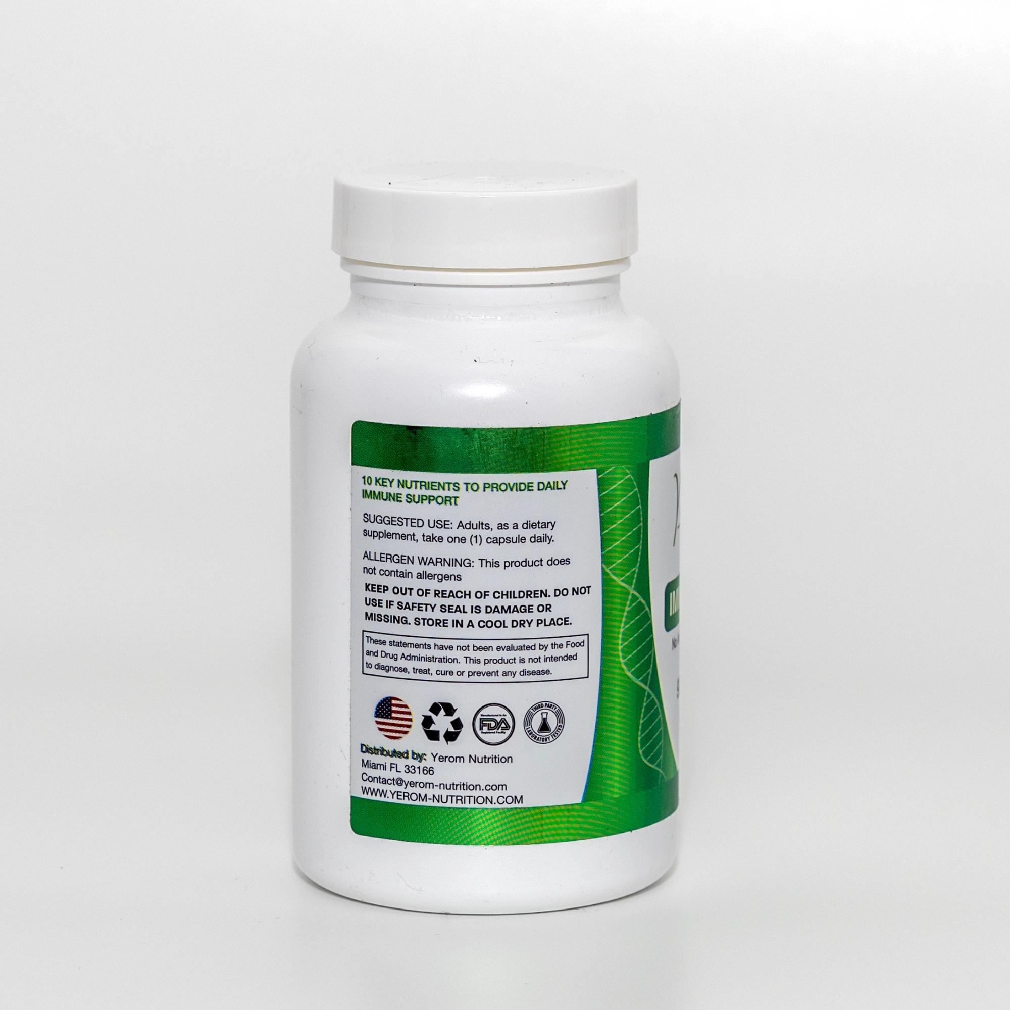 Immune Boost-Supports a Healthy Lifestyle- 90 Capsules - Yerom Nutrition