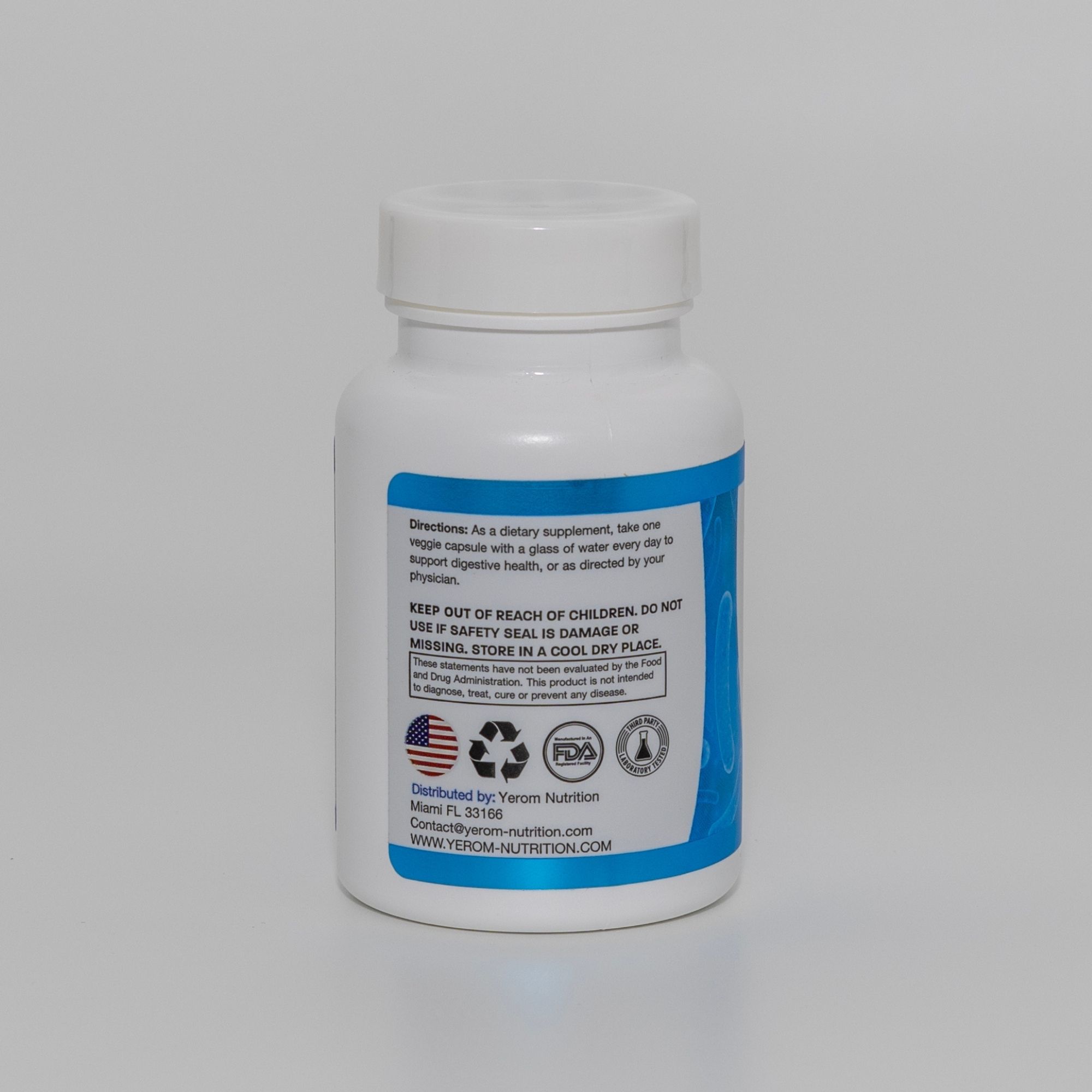 Probiotics 60 Billions (Probiotics and Prebiotics)- 30 capsules - Yerom ...